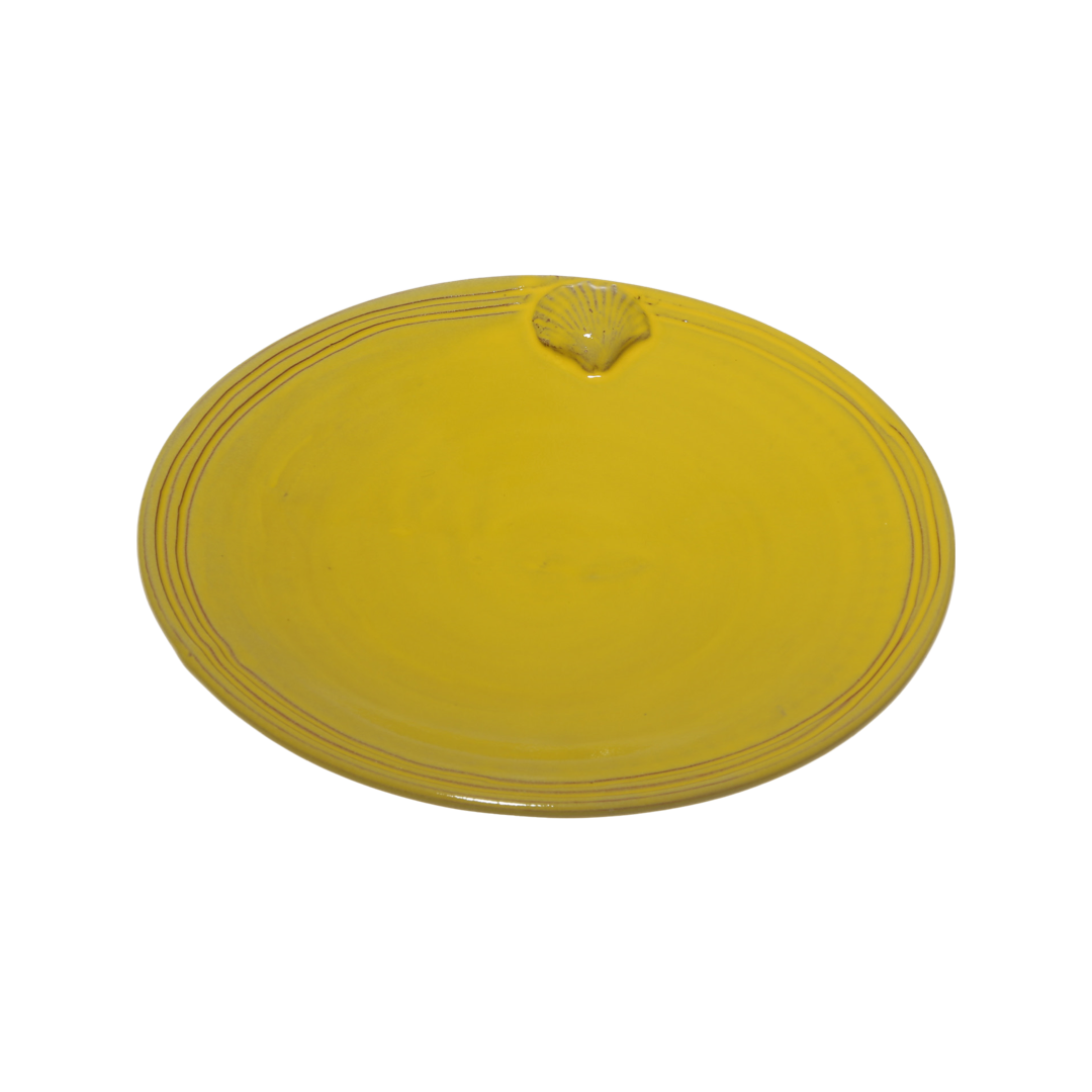 Yellow Caracol Dinner Plate – Carolina Irving and Daughters