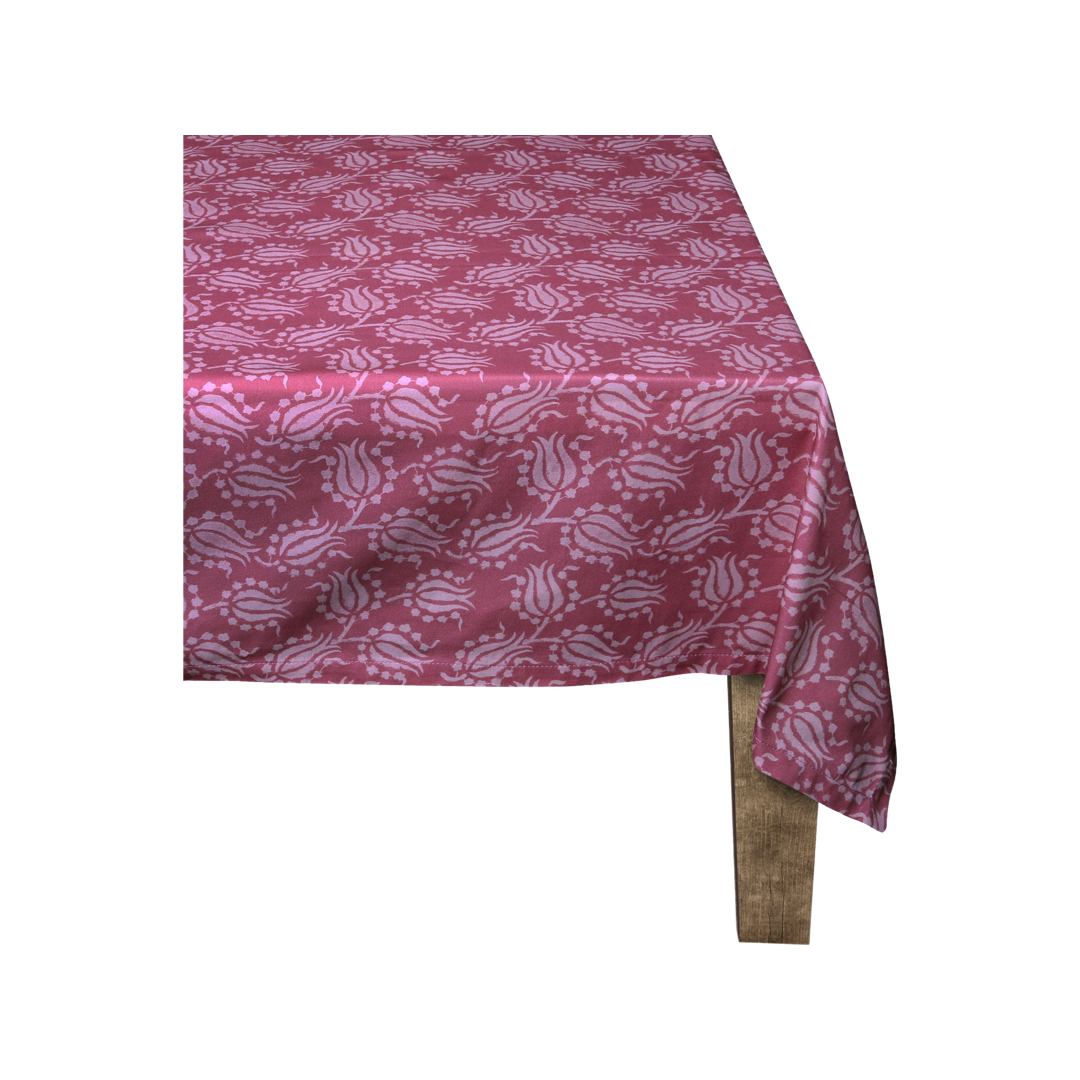 Pink Tulip Tablecloth – Carolina Irving and Daughters